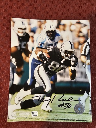 Jerry Rice- HOF Autograph Signed 8 x 10 Photograph AUTO LV Raiders W ...