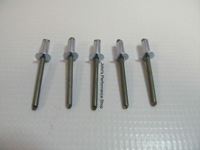OEM 1 Set of 5 Arctic Cat Snowmobile Silver Zinc Rivets 8060-686 READ ...