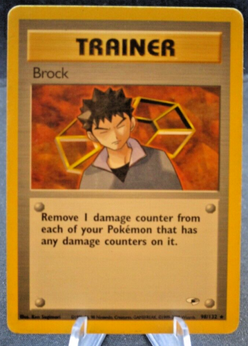 Pokémon TCG Brock Gym Heroes 98/132 Regular Unlimited Rare (A) | eBay
