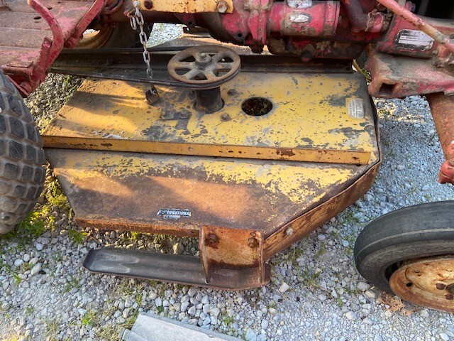 Farmall Cub IH tractor ORIGINAL Danco Belly mower shown ONLY RARE HARD ...