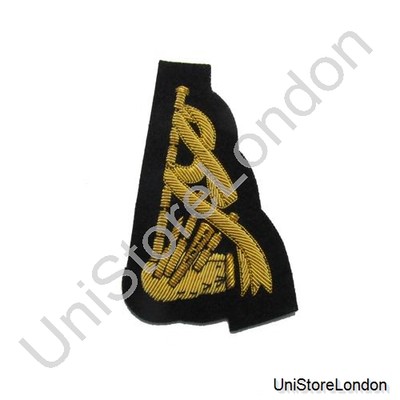 Badge Gold Piper's Sleeve Badge on Black R1182 | eBay
