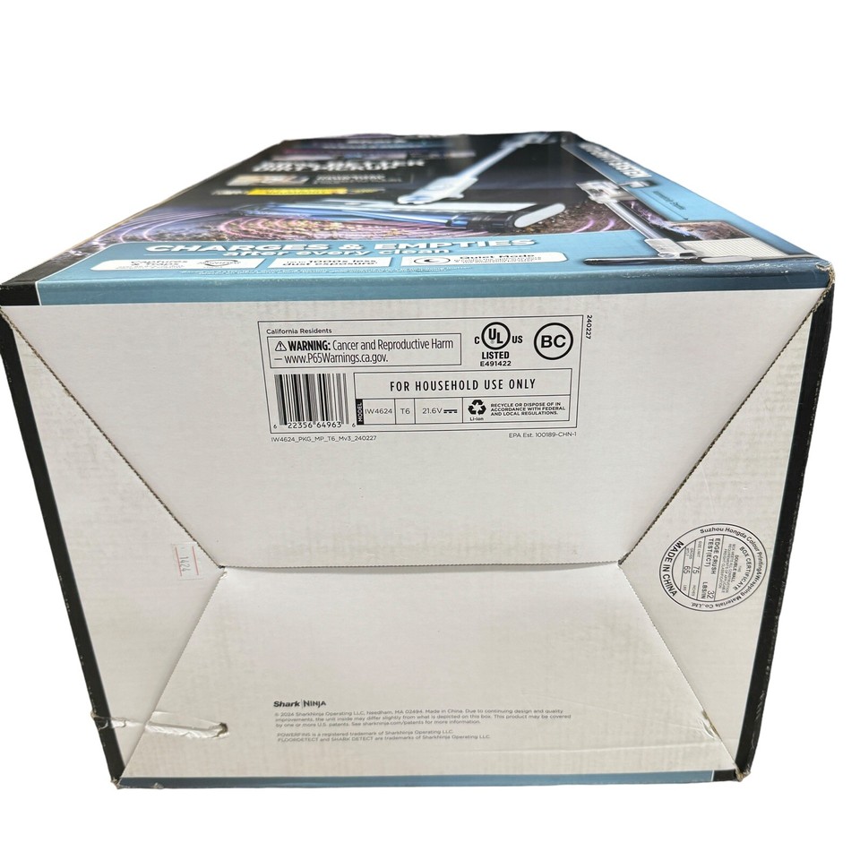 Shark Detect Pro Auto-Empty Bagless Cordless HEPA Filter Stick Vacuum ...