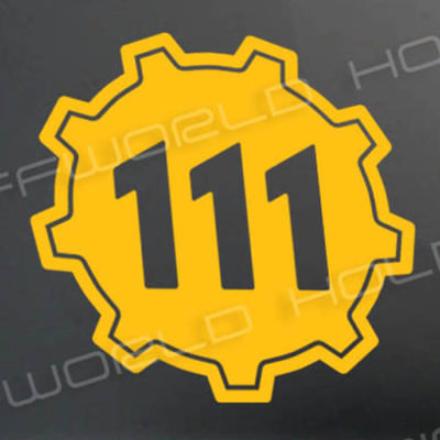 Fallout 4 accurate Vault 111 sticker decal Pipboy vault tec XBox One ...