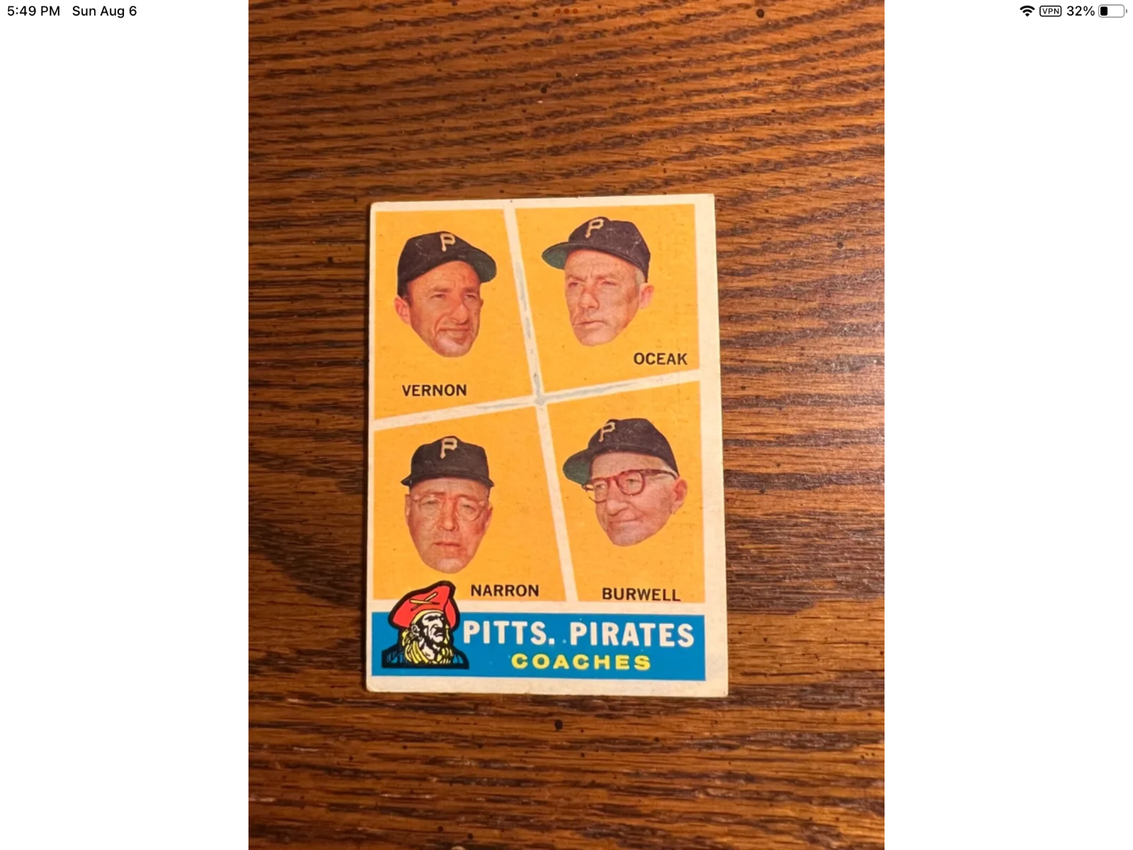 1960 TOPPS BASEBALL CARD #467 PIRATES COACHES EX+!!!!!!!!! | eBay