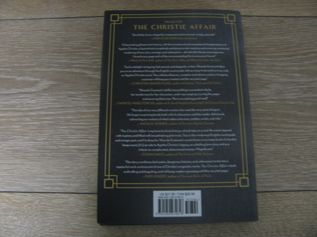 The Christie Affair : A Novel by Nina de Gramont (2022, Hardcover) 9781250274618| eBay