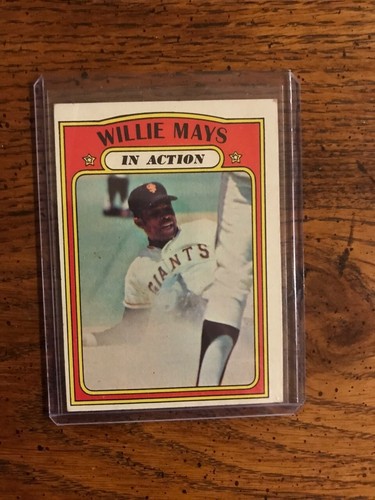 Willie Mays 1972 Topps In Action Baseball Card (626) | eBay