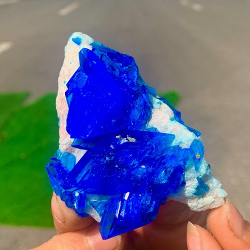 119G Newly discovered Blue Potassium alum Crystal cluster Stunning ...