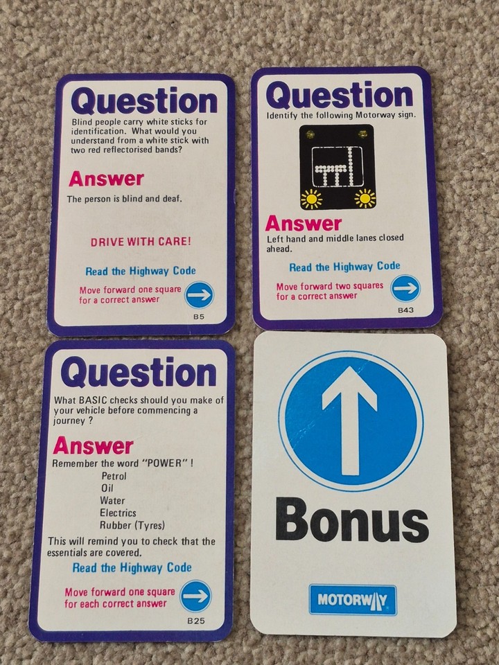 Vintage Motorway Board Game 1978 By Campus Martius. Incomplete | eBay UK