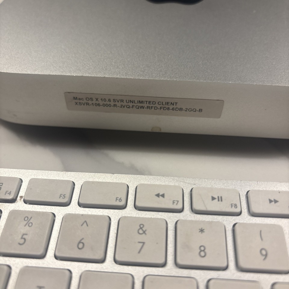 2012 Apple Mac Mini Serial #c07fk06kdd6k w/ USB SUPERDRIVE MOUSE AND ...