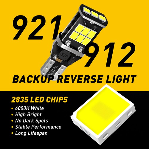 2/4x SALE! T15 921 912 W16W LED Reverse Brake Light Turn Signal Light ...