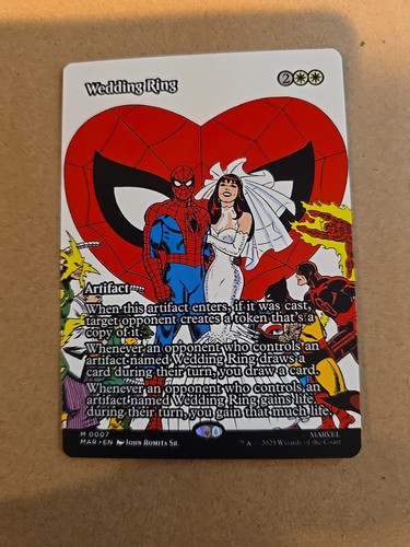 Wedding Ring Borderless Marvel's Spider-Man NM MTG | eBay