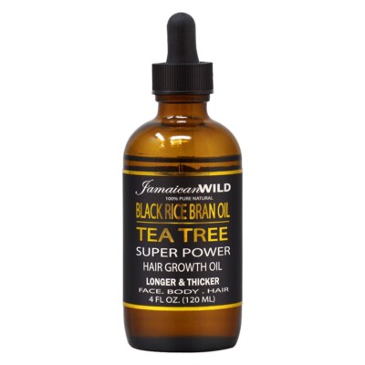 Jamaican Wild Black Rice Tea Tree Oil 4oz w/Free Nail File | eBay