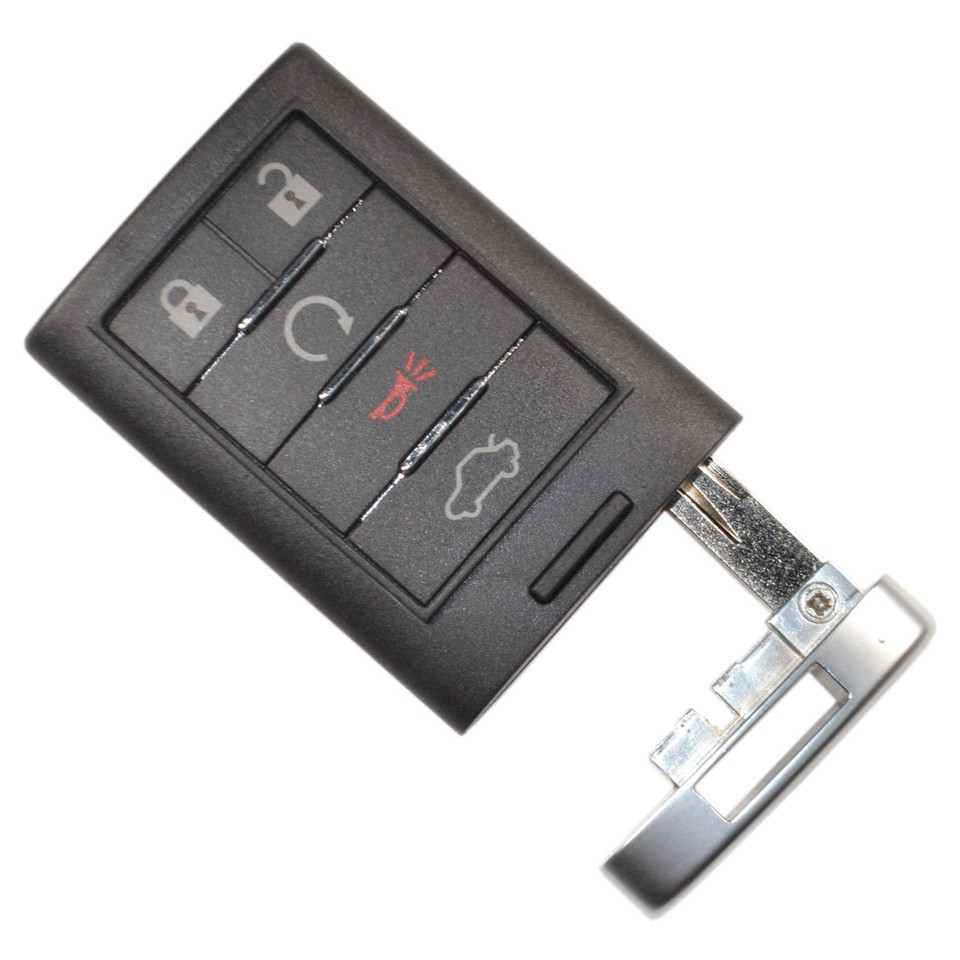 5 Buttons Remote Key Fob Shell Case Keyless Entry for Cadillac 13502537 ...