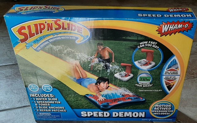 Wham-O Speed Demon 16 Ft. Slip N Slide With Motion Activated ...