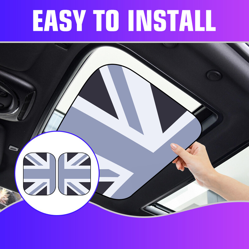 2x For MINI Cooper R54 R55 R56 R60 F55 F56 Sunroof Sun Shade Foldable ...