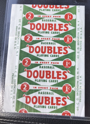 Rare 1951 Topps Redback Baseball Card Pack Wrapper | eBay