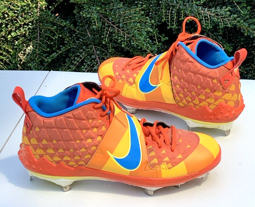 NIKE FORCE ZOOM TROUT 6 PRM 2019 MLB ROCK & ROLL CLEATS AT3880-800 Mens ...