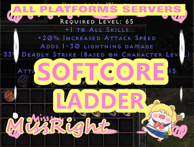 Highlord's Wrath Unique Amulet🌺Diablo 2 D2R Softcore LADDER🌺PC-SWITCH ...