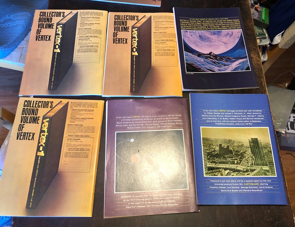Vertex Magazine Lot Volume Two/Number #1-6 | eBay