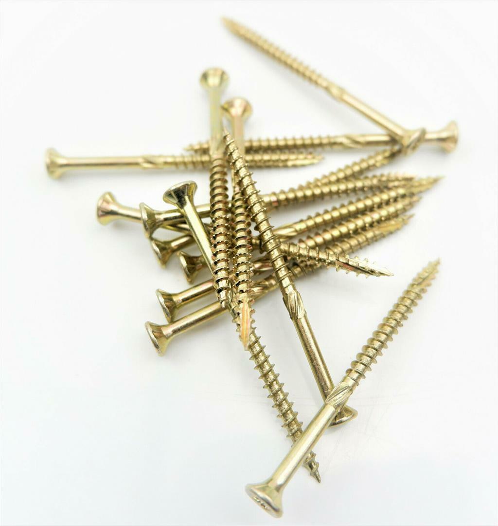 ForgeFix ForgeFast Elite Anti Split Wood Screws Yellow Boxed Pozi PZ 12 ...