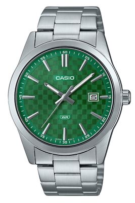 Casio Standard Green Dial Quartz Casual Men's Watch MTP-VD03D-3A1 | eBay