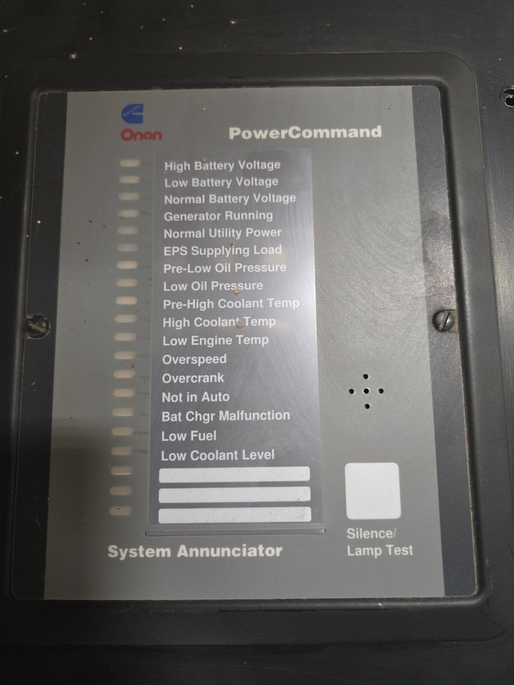 Cummins Onan PowerCommand Annunciator #300-5929-02 | eBay