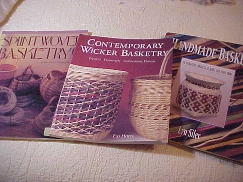 3 Basket Making How to Pattern Books Wicker Basketry | eBay