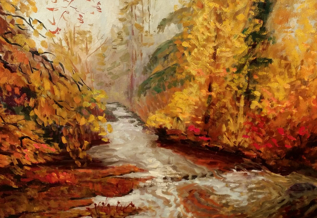 Vintage Fall Landscape