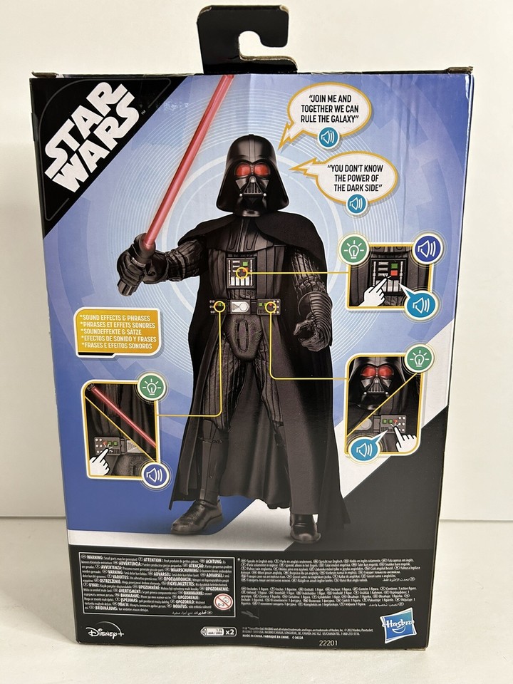 Star Wars Obi Wan Kenobi Galactic Action DARTH VADER Interactive Action ...