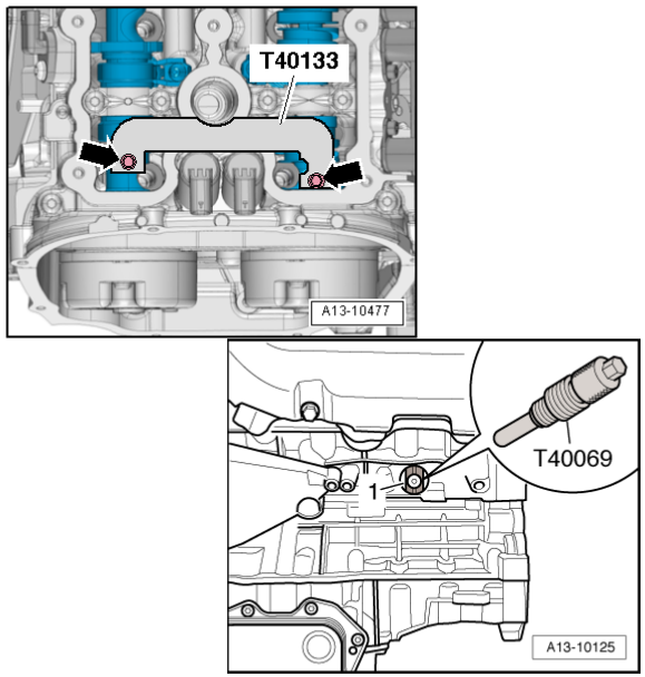 Engine Timing Camshaft Locking Tool Set T40133 for VW/AUDI 2.8T 3.0TQ5 ...