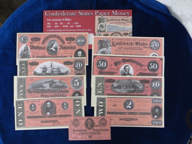 Reproduction Confederate States Paper Money NEW! | eBay