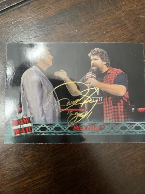 Mick Foley 2001 Fleer Raw Is War WWE Card #3 | eBay
