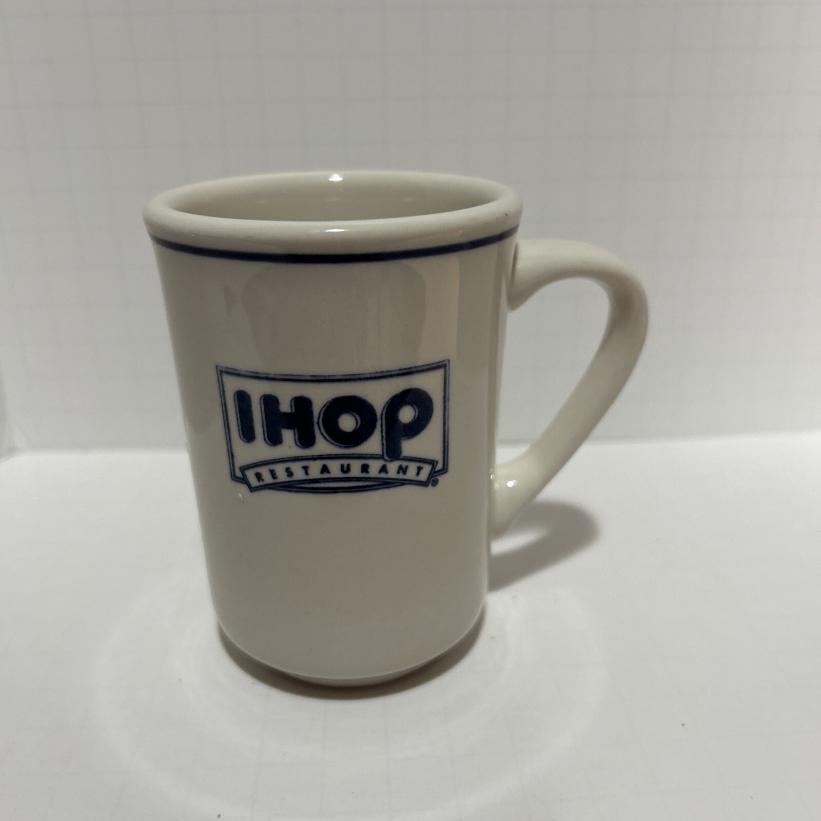 IHOP Coffee Mug Cup Restaurant Ware Blue White House of Pancakes EUC | eBay