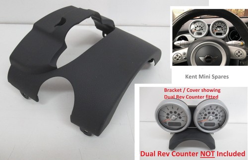 MINI Cooper One S Silver Dual Twin Rev Counter Speedo Mount Cover R50 ...