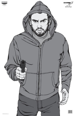 Birchwood Casey Eze-Scorer Bad Guy Target 23" x 35" 100 Targets BC ...