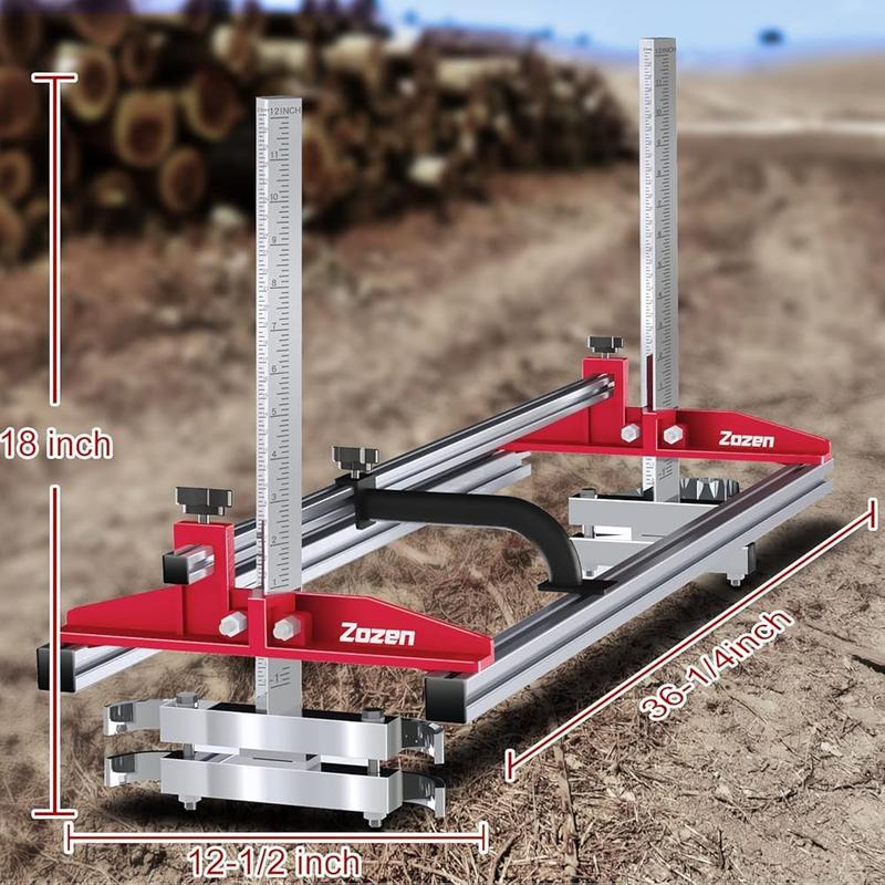 Portable Chainsaw Mill Adjustable Sawmill Cutting Guide Lumber Milling ...