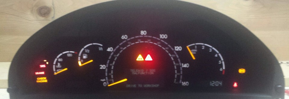 INSTRUMENT CLUSTER REPAIR SERVICE FOR MERCEDES BENZ W220 W215 S500 S55 ...