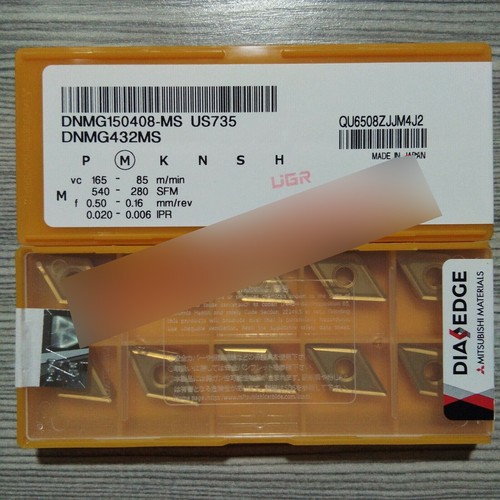 10pcs/box Carbide Inserts DNMG150408-MS US735 DNMG432MS | eBay