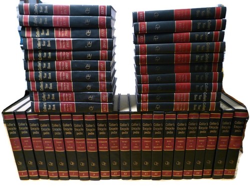 1962 Collier's Encyclopedia Set Volumes 1-4 6-9 11-21 23-24 + 20 Year ...