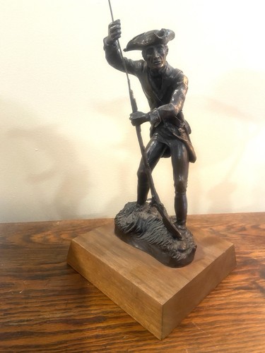 Bronze Minute man Statue Rusty Phelps Signed 21/61 | eBay