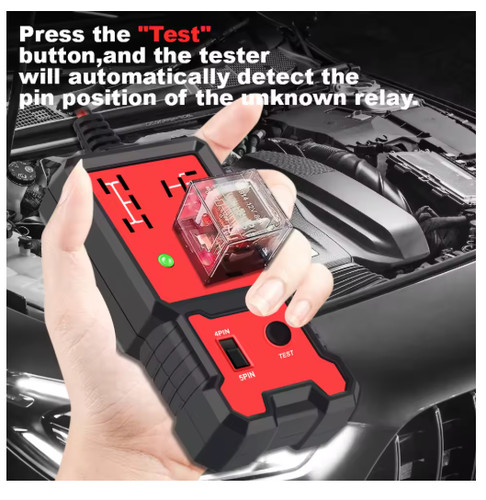 12V 4&5 Pin Relay Tester for Car-Professional Auto Automotive with ...