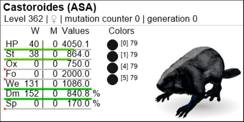 Castoroides-Ark Survival Ascended-ASA-PvE-Dino-Official-Colors-PC/PS5 ...