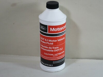 Motorcraft DOT 5.1 Motor Vehicle Brake Fluid 16oz (16 oz) | PM-21 | Aftermarket Branded | Pack ...