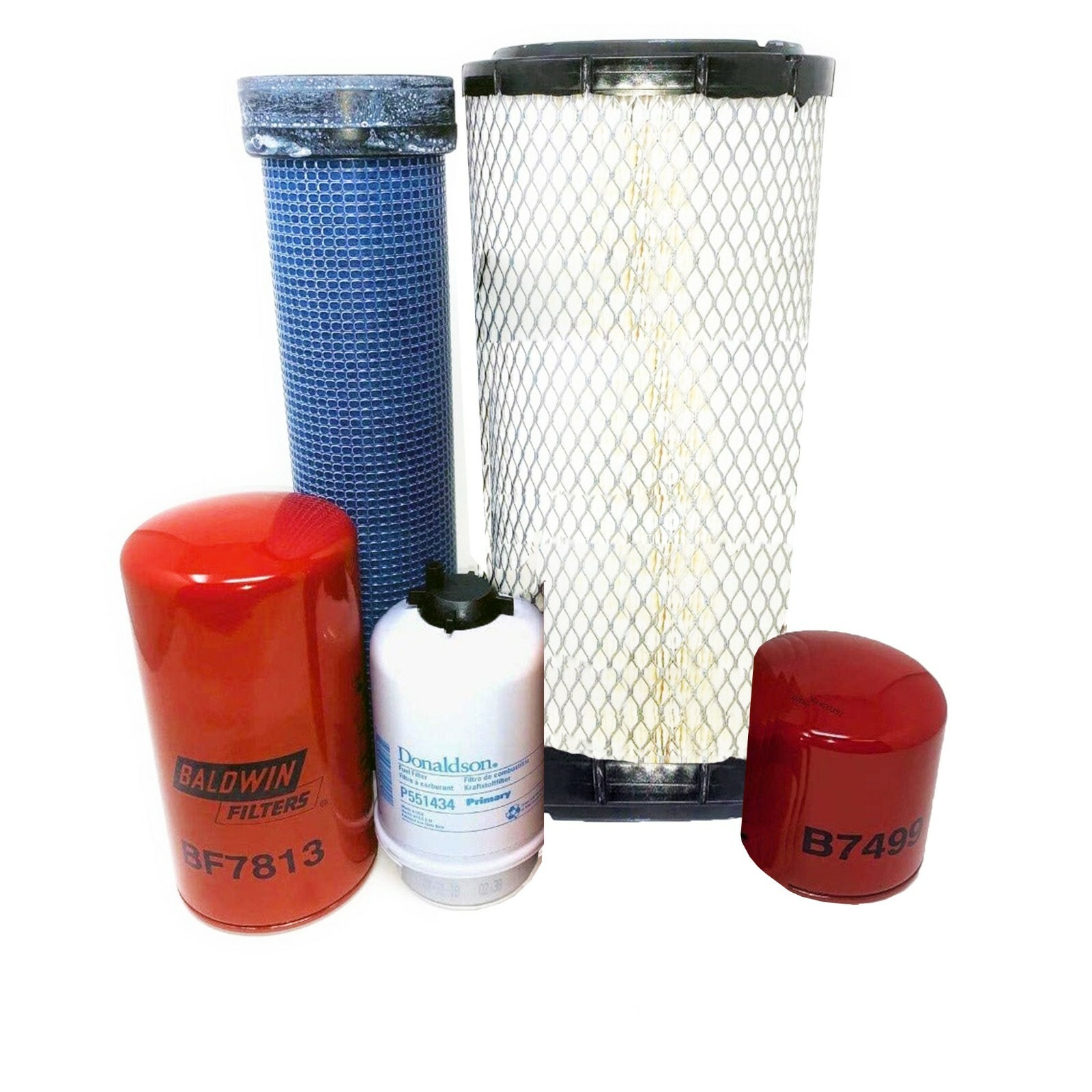 CFKIT Service Filter Kit Compatible with CASE SR210 Skid Steer Loader ...