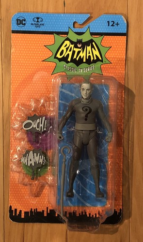McFarlane The Riddler 1966 Classic TV Batman 6” Retro Figure Black ...