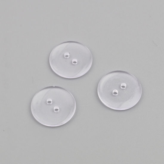 9mm To 20m Buttons Clear Transparent Sewing Scrapbooking Knitting 2 ...