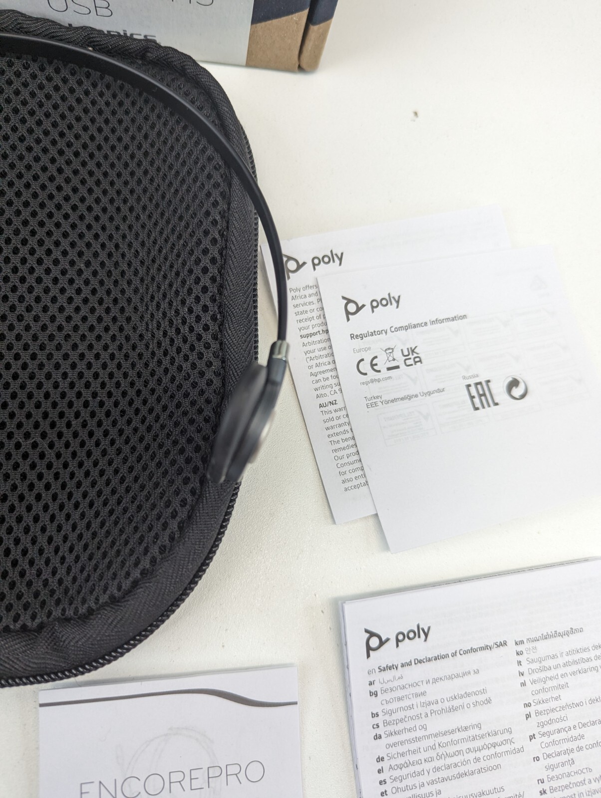 Poly Plantronics EncorePro 715 USB-A Monoaural Headset TAA 783N5AA ...