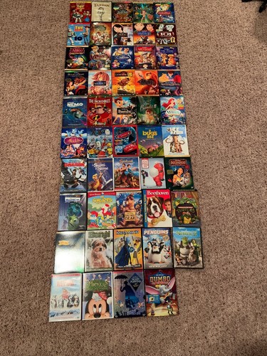 Walt Disney Platinum Edition Collection DVD Lot (49) Cinderella, Lion ...