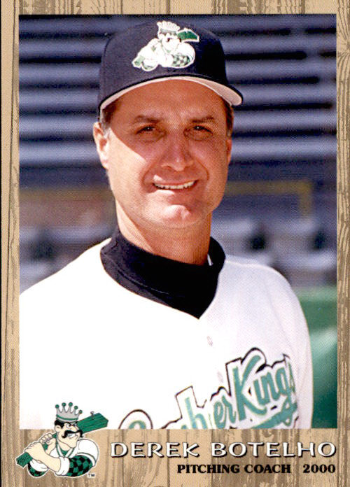 2000 Clinton LumberKings Grandstand #1 Derek Botelho Pitching Coach ...