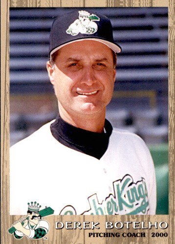 2000 Clinton LumberKings Grandstand #1 Derek Botelho Pitching Coach ...